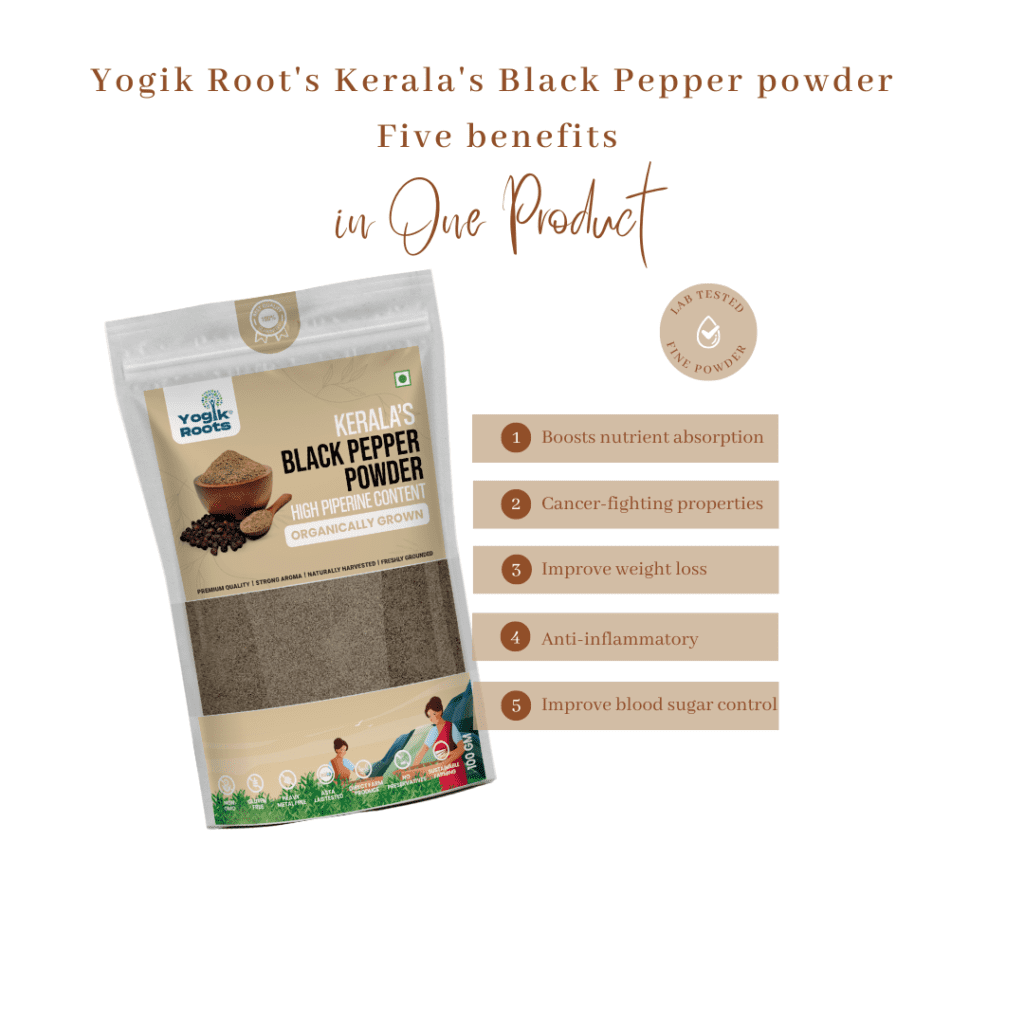 Kerala’s Black Paper Powder - Yogik Roots