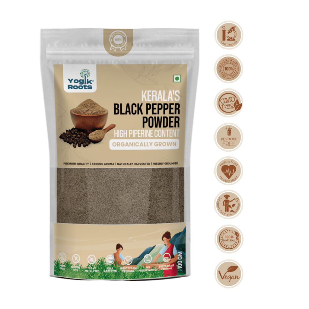 Kerala’s Black Paper Powder - Yogik Roots